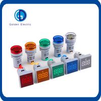 China 22mm AC LED Digital Voltage Current Meter Indicator Voltmeter Ammeter Frequency Meter for sale