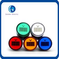 China 22mm AC LED Digital Voltage Current Meter Indicator Voltmeter Ammeter Frequency Meter for sale