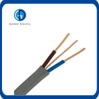 China Round Wire BVVB 2X1.5mm2 E Flat Twin and Earth Cable for Underground Installations for sale