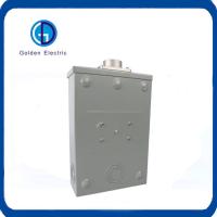 China 600V AC 3 Phase Electrical 125AMP Meter Base Meter Holder Ring Type Energy Meter Socket for sale