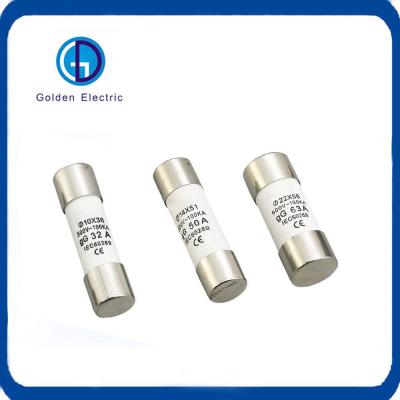 China F Type Cylindrical Fuse Link 8*31mm 10*38mm 14*51mm 22*58mm 500V 690V AC Ceramic Fuse for sale