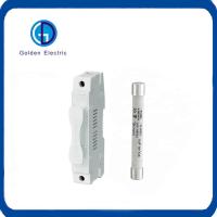 China Solar PV Electrical Mini Fuse Box DC Fuse with Fuse Holder 10*85mm 14*85mm 1500VDC 30A 50A for sale