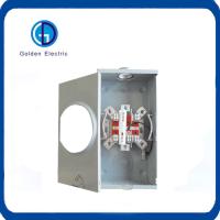 China 200AMP 3 Phase Energy Meter Socket Enclosure Box Outdoor Metering Base for 1/2 Copper for sale