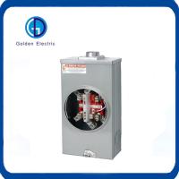 China 200AMP 3 Phase Energy Meter Socket Enclosure Box Outdoor Metering Base for 1/2 Copper for sale