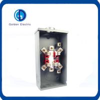 China 200AMP 3 Phase Energy Meter Socket Enclosure Box Outdoor Metering Base for 1/2 Copper for sale