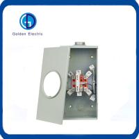 China 200AMP 3 Phase Energy Meter Socket Enclosure Box Outdoor Metering Base for 1/2 Copper for sale