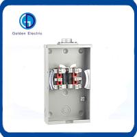 China Individual Meter Base with Bakelite 20A 6 Terminal Ringless Type Copper Meter Socket for sale