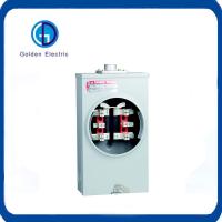 China Individual Meter Base with Bakelite 20A 6 Terminal Ringless Type Copper Meter Socket for sale