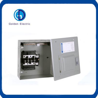 China 6way 125A Plug-in Type Main Distribution Board with Metal Box Thickness 0.9mm to 1.5mm for sale