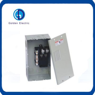China Low Voltage 125A 120/240V 4 Way Plug-in Flush Type Load Center Distribution Board Power MCB Panel Box for sale