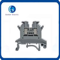China 26-16AWG/ 0.2-1.5mm2 PA66 Nylon UK 1.5b Terminal Blocks for Feed Through Rail Mounting for sale