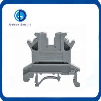 China 26-16AWG/ 0.2-1.5mm2 PA66 Nylon UK 1.5b Terminal Blocks for Feed Through Rail Mounting for sale