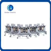 China Nylon Plastic Electric Universal UK-2.5b 24-12AWG Screw Connection DIN Rail Terminal Blocks Connector for sale
