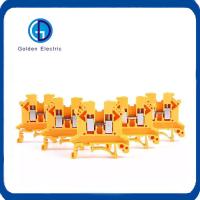 China Nylon Plastic Electric Universal UK-2.5b 24-12AWG Screw Connection DIN Rail Terminal Blocks Connector for sale
