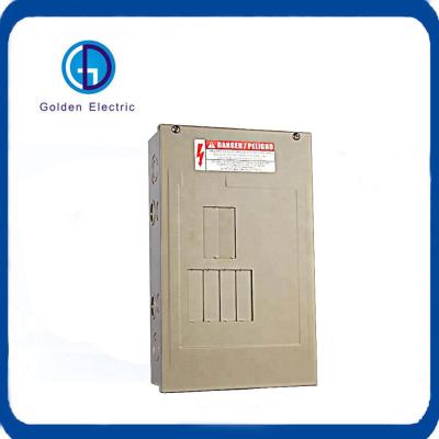 China Customized 6 Way 100A Electrical Panel Board Load Centers for Protection Distribution for sale