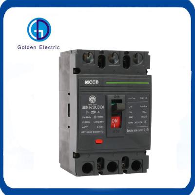 China 400V Rated Gdm1 MCCB for Power Distribution Normal Type 125A 250A 400A 630A 800A for sale