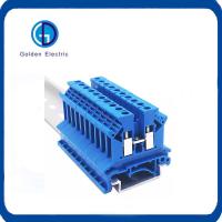 China UK 2.5b Screw Type Universal DIN Rail Mounted Industrial Distribution Terminal Blocks for sale