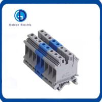 China UK10n Terminal Block 65A/57A Environmental Protection Connector for Rail Type Connection for sale