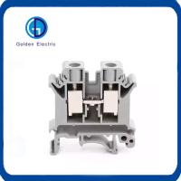 China UK Series Cage Spring Terminal Block Brass Spring Wire Connector 800V Large Voltage for sale