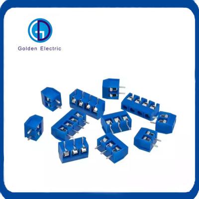 China 3 Pin 5mm Pitch PCB Screw Mount Type Terminal Block Connector with SATA/ATA Interface for sale