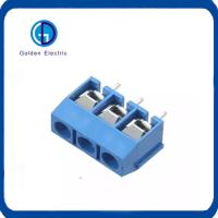 China 3 Pin 5mm Pitch PCB Screw Mount Type Terminal Block Connector with SATA/ATA Interface for sale