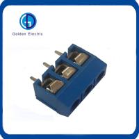 China 3 Pin 5mm Pitch PCB Screw Mount Type Terminal Block Connector with SATA/ATA Interface for sale