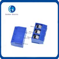 China 3 Pin 5mm Pitch PCB Screw Mount Type Terminal Block Connector with SATA/ATA Interface for sale