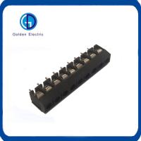 China 15A Screw Fixed PCB Terminal Block Connector 2p 3p 4p 5.0mm Straight Pin Blue Green Splicing Type for sale