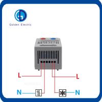 China Rail Installation Dual Thermostat Adjustable Temperatures for 5%-85%Rh Environment Humidity for sale