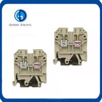 China Sak Jxb 4mm2 Panel Mount Terminal Block Distribution Copper Material Connector for PA66 Nylon for sale