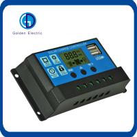 China LCD Display Solar Charge Controller 30A/20A/10A 12V 24V Auto with Double USB PV Regulators Battery Chargers for sale