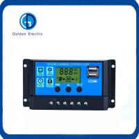 China Solar PWM Off Grid Panel Controller 12V 24V Auto 10A/20A/30A Solar Charge Controller for sale