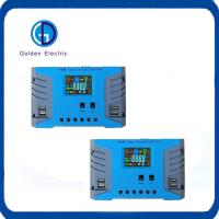 China Solar Charge Controller 12V 24V Auto Dual USB 10A 20A 30A 40A 50A 60A PWM Lithium Lead Acid Battery for sale