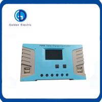 China Solar Charge Controller 12V 24V Auto Dual USB 10A 20A 30A 40A 50A 60A PWM Lithium Lead Acid Battery for sale