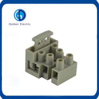 China PCB Feed Through Terminal Block with Fuse 250V 10A 1-5 Pole Screw Terminal Connector for sale