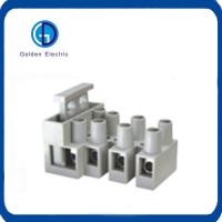 China PCB Feed Through Terminal Block with Fuse 250V 10A 1-5 Pole Screw Terminal Connector for sale