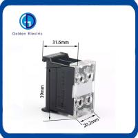 China 2mm2 Wire Connectors In12bk 20A 600V Terminal Block with 2 Poles and PC Material for sale