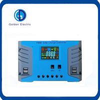 China 10A 20A 30A 40A 50A 60A Solar Charge Controller 12V 24V 48V Auto with Dual USB Port for sale