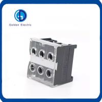 China Series 3P 20A 30A 50A 600V Black Wire Connector Terminal Block for Customization for sale