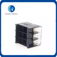 China Series 3P 20A 30A 50A 600V Black Wire Connector Terminal Block for Customization for sale