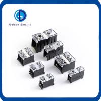 China Series 3P 20A 30A 50A 600V Black Wire Connector Terminal Block for Customization for sale