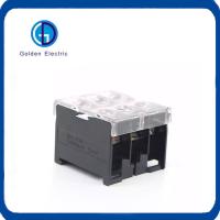 China Series 3P 20A 30A 50A 600V Black Wire Connector Terminal Block for Customization for sale