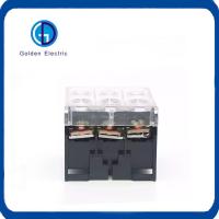 China Series 3P 20A 30A 50A 600V Black Wire Connector Terminal Block for Customization for sale