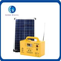 China 10W 20W 50W Outdoor Capacity Lithium Battery Life Solar Mobile Power Lighting System for sale
