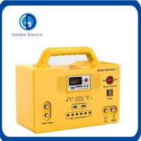 China 10W 20W 50W Outdoor Capacity Lithium Battery Life Solar Mobile Power Lighting System for sale
