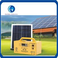 China 10W 20W 50W Outdoor Capacity Lithium Battery Life Solar Mobile Power Lighting System for sale