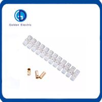 China PE Material 12p Terminal Block for 12way X3 Series U Type 10A Electrical Connector Strip for sale