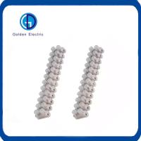 China PE Material 12p Terminal Block for 12way X3 Series U Type 10A Electrical Connector Strip for sale