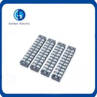 China 1-12p Tb Series Fixed Type Terminal Block Branch Box Connector Electric Wire Screw Barrier Terminal Block Strips for sale