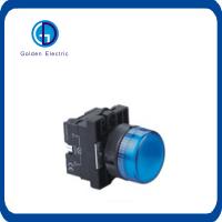 China Industrial Grade 120V 240V LED Light Metal Selector Push Button with CE Certification for sale